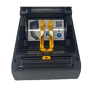 Zebra - ZD620d Direct Thermal Desktop Printer with LCD Screen - Print Width 4 in - 203 dpi - Interface: WiFi, Bluetooth, USB, Serial, Ethernet - ZD62142-D01L01EZ (Renewed)