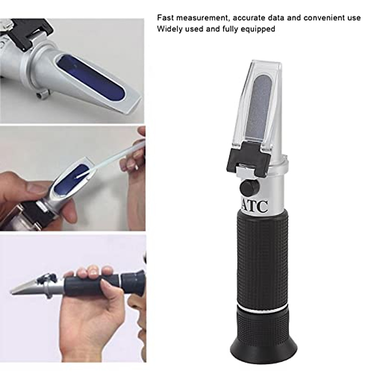 Portable Refractometer, Clear Reading Wide Application Accurate Data 0‑28% Salinity Refractometer for Aquarium