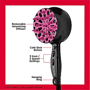 REVLON 1875W Natural Texture Diffuser Hair Dryer
