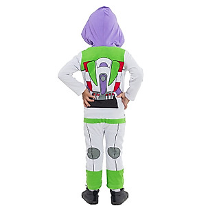 Disney Pixar Toy Story Buzz Lightyear Toddler Boys Zip Up Cosplay Coverall 2T