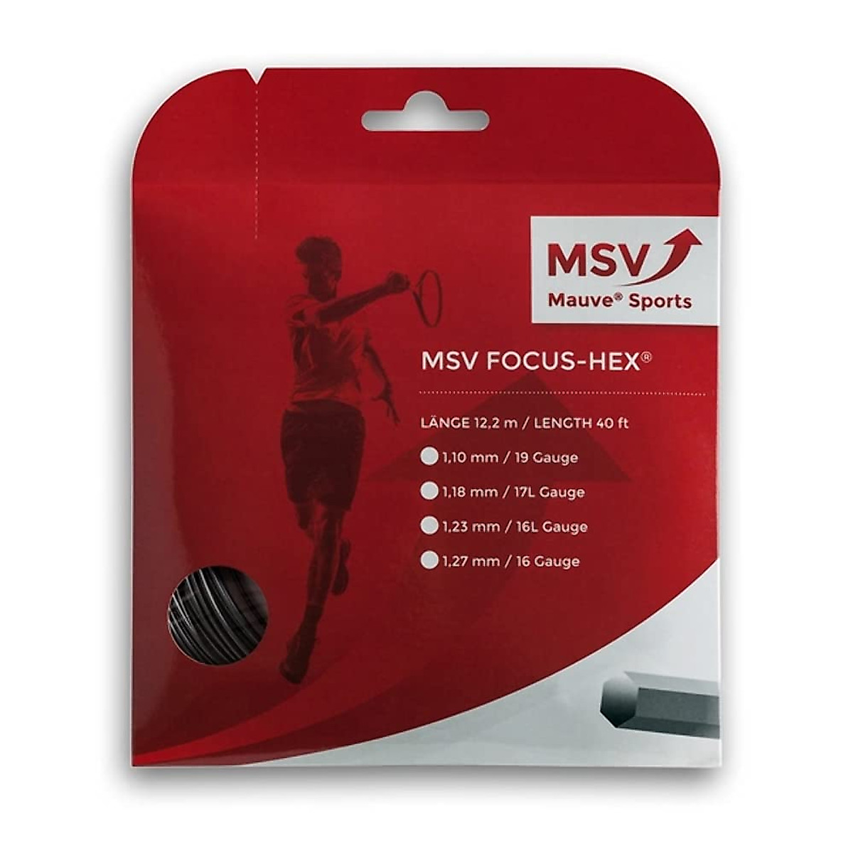 MSV String Set Focus-HEX, Black, 12.2 m, 1.27 mm, 0355000126500012