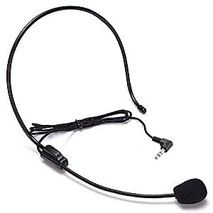 AKindle Wired Headset Boom Microphone Single Ear-Hanging TRS 3.5mm - Headworn unidirectional Condenser Mic