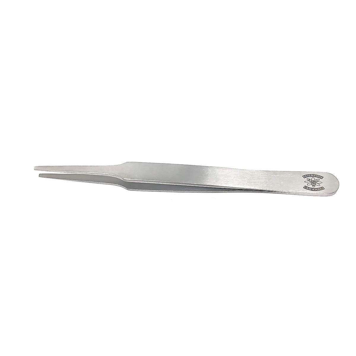Scientific Labwares High Precision Stainless Steel Lab Tweezers/Forceps with Straight Tapered Flat Point