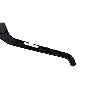 Hangon Recycled Plastic with Notches Shirt Hangers, 19 Inch, Black, 10 Pack