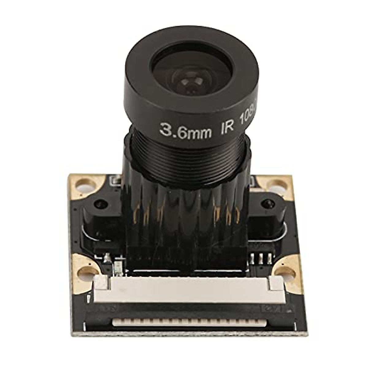 Webcam Board, Easy Installation High Sensitivity 2592x1944 Resolution OV5647 Chip Camera Module for Raspberry Pi B 3 2
