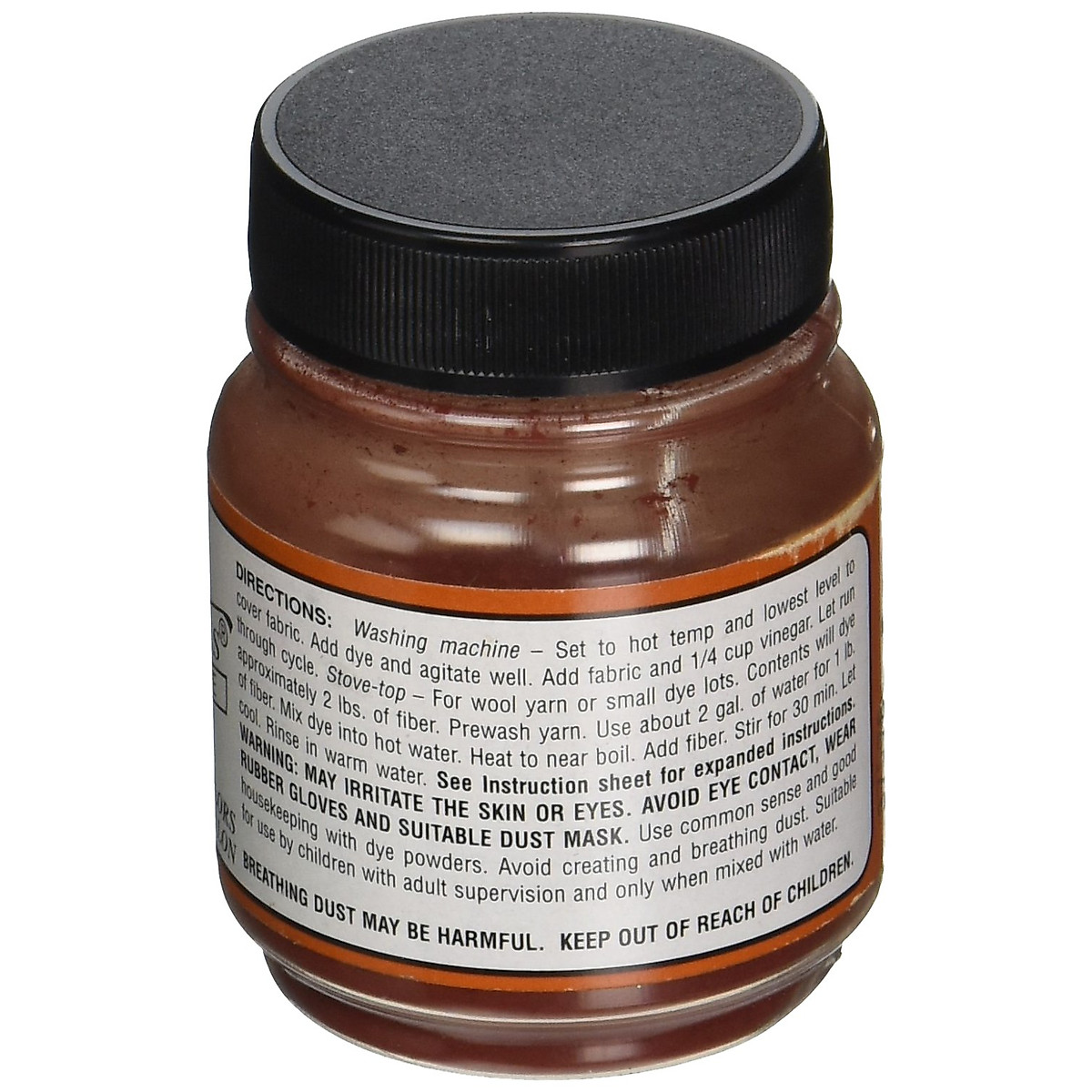 Jacquard Acid Dye for Wool, Silk and Other Protein Fibers, 1/2 Ounce Jar, Concentrated Powder, Burnt Orange 604