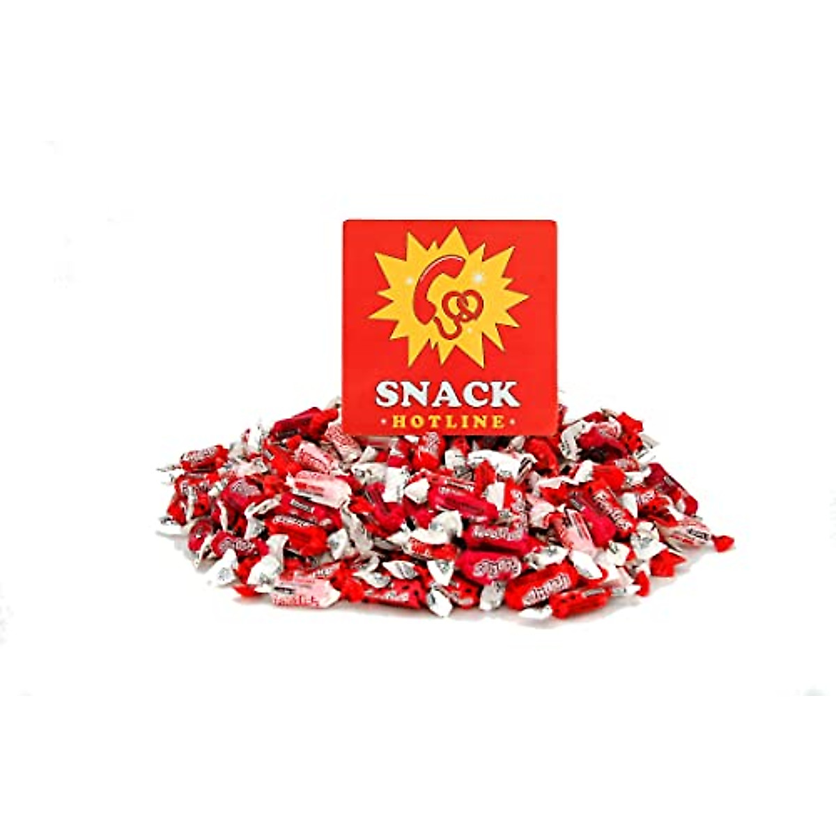 Tootsie Roll Frooties All Reds 4 Flavor Variety Bag - Sour Cherry - Fruit Punch - Strawberry - Watermelon - 28oz (1.75Lbs) of All Red Colors - Bulk Candy Individually Wrapped Taffy - Snack Hotline