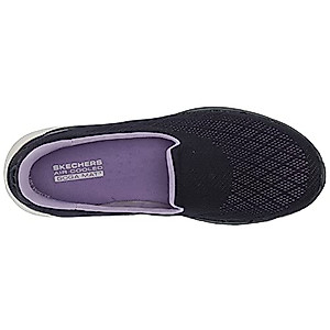 Skechers Women's GO Walk 6-Cosmic Force Sneaker, Navy/Lavender, 7.5