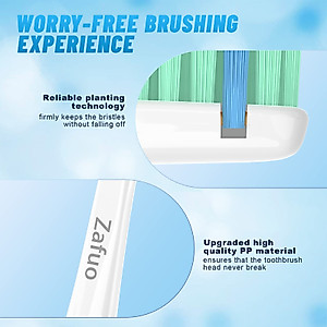 Replacement Heads for Philips Sonicare Toothbrush E-Series, Perfectly Compatible with Phillips Sonic Care Screw-on Toothbrushes, 6 Pack