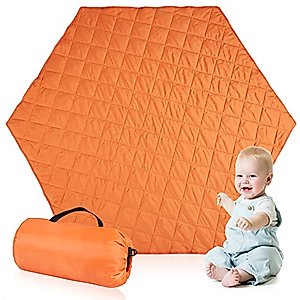 Hexagon Baby Play Mat Cover for CELETOY Portable Play Yard 64 Inch Soft, Washable, Hexagonal Mats - Portable for Indoor and Outdoor Play