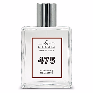 BIOCURA BC Perfume 475 Inspired by Tiziana Tyl Assoluto For Women & Men Replica Fragrance Dupes Eau de Parfum Spray Bottle 3.4 Fl Oz/100ml-X1