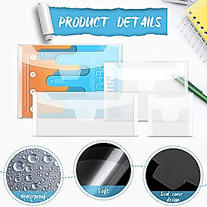 80 Pieces Clear Stamp and Die Storage Bags Plastic Scrapbooking Storage 4 Sizes Die Storage Pockets Die Cut Storage Resealable Die Cut Envelope with Label Stickers for Cutting Dies Stencil Stamp Craft