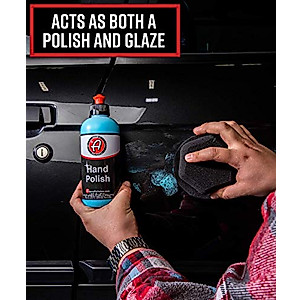 Adam’s Hand Polish Paint Revive | Ultimate Top Coat Polish & Glaze Infused with Polymer Protection Wax Sealant | Correct, Finish, & Protect New Mirror Like Finish All-in-One Formula (12oz)