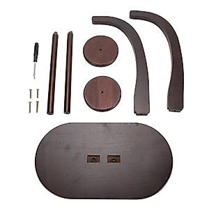 Yarn Ball Holder, Dual Axes Magnet Swivel Design Stable Support Yarn Holder for Knitting and Crocheting Easy to Assemble Wooden Yarn Spinner for Knitting Lovers (Type 1)