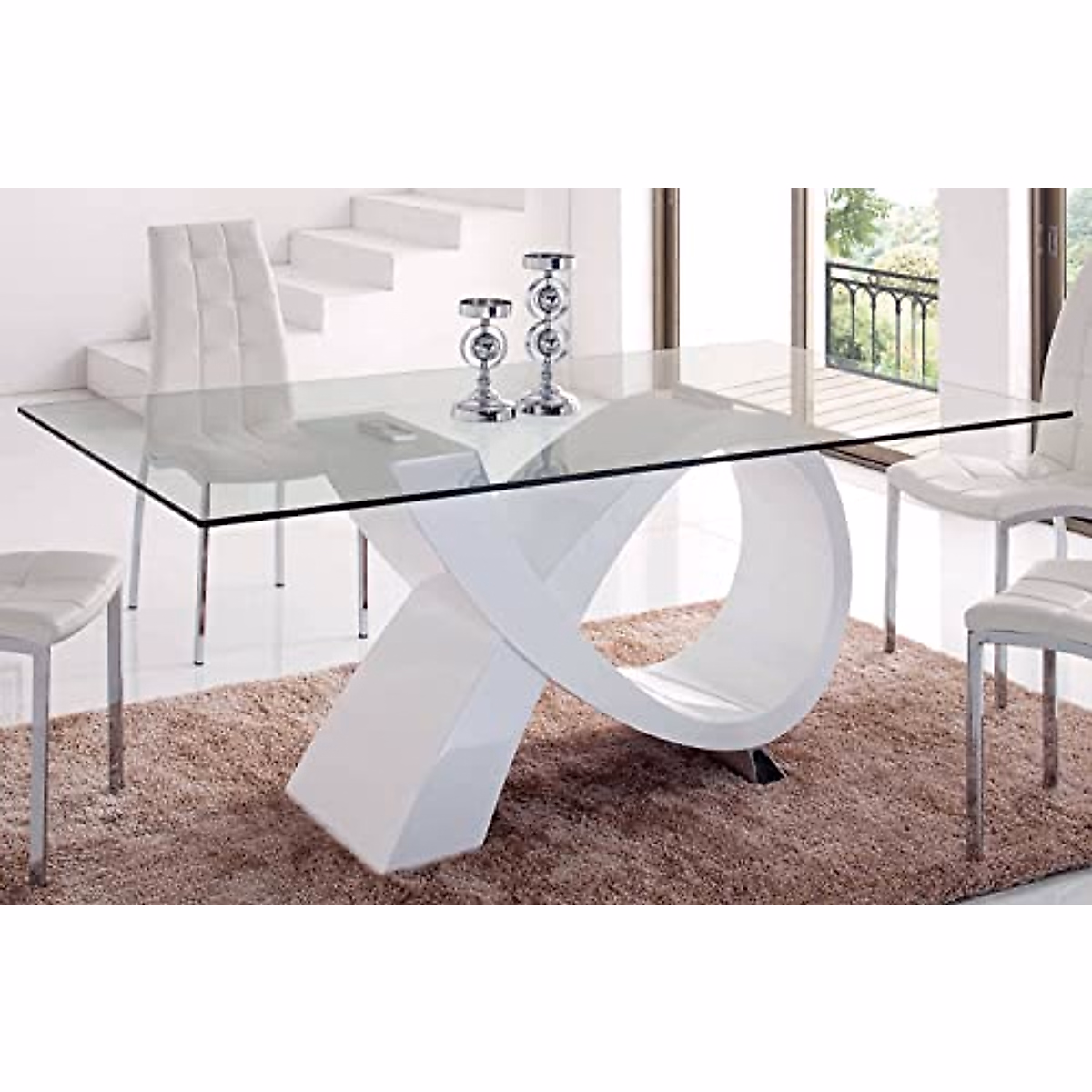 Fab Glass and Mirror Clear Tempered Top 24"x48" Rectangle 1/2" Thick with Flat Edge Radius Corner Replacement Dining, Coffee, Patio Table, Tabletop Protectors by Fab Glass, 24" X 48"