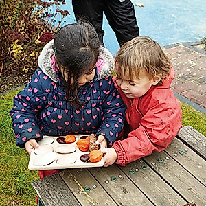 Yellow Door 9 Section Natural Sorting Tray