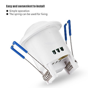 Infrared Sensor Switch, VBESTLIFE 360 Degree PIR Motion Detector Inductive Light Switch with Time Delay and Temperature Compensation Function for Indoor Outdoor