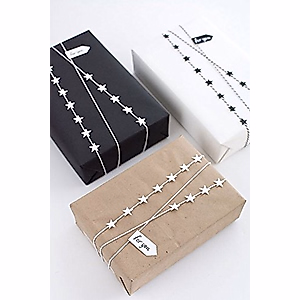 RUSPEPA Black Kraft Paper Roll - 12 inches x 100 feet - Recyclable Paper Perfect for for Crafts, Art,Small Wrapping, Packing, Postal, Shipping, Dunnage & Parcel