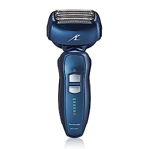 Panasonic Arc4 Electric Razor for Men 4Blade Electric Shaver with Popup Trimmer Rechargeable Wet Dry Foil Shaver, Blue, 1 Count