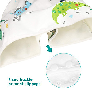 2 Packs Waterproof Diaper Skirt for Potty Training Baby Comfy Cloth Diaper Short for Boys and Girls Night Time