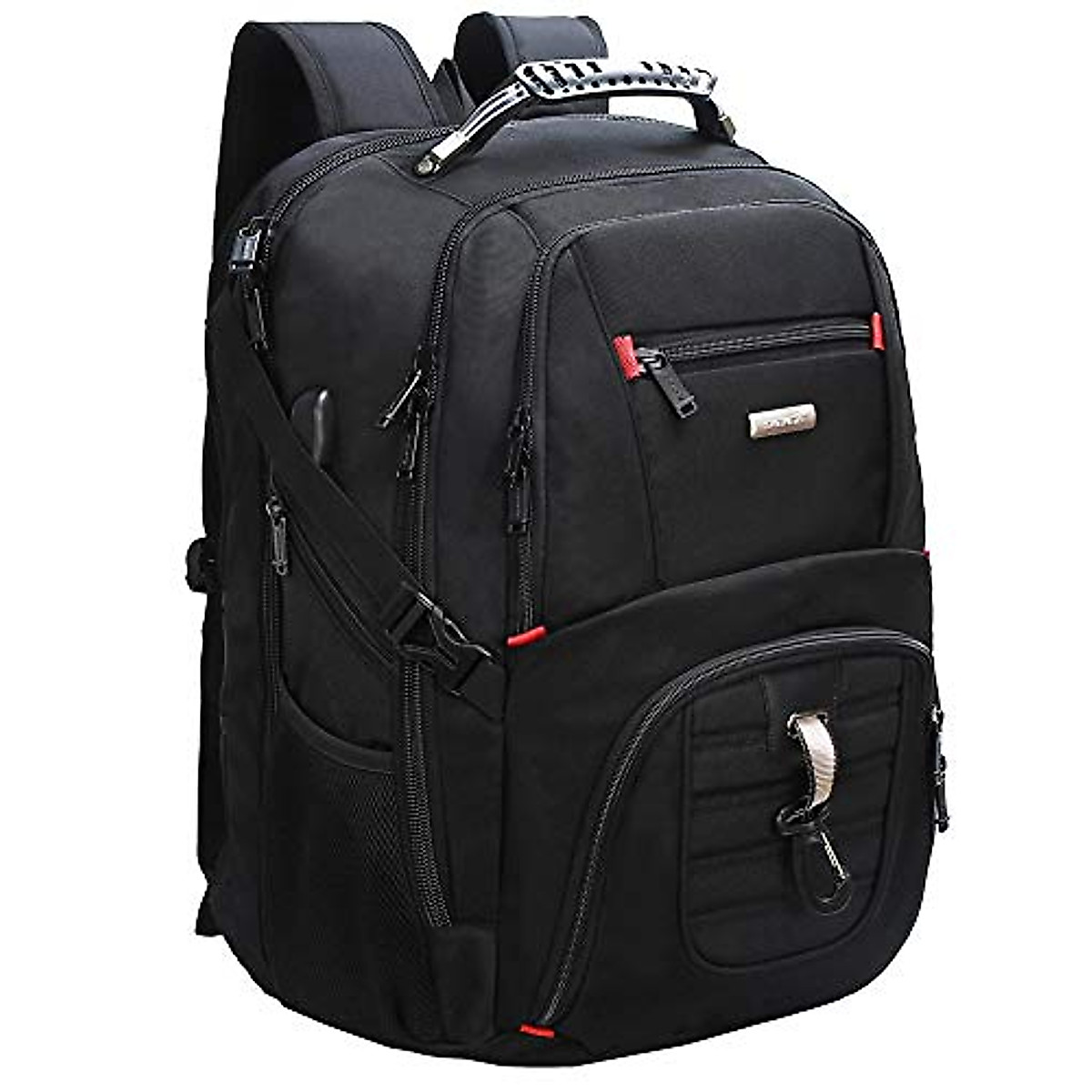 FreeBiz 50L Large Travel Backpack 19 Inches Laptop Bag with USB Charging Port TSA