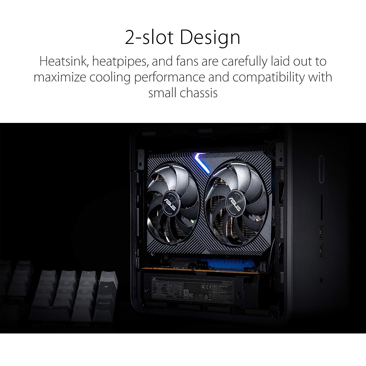 ASUS Dual NVIDIA GeForce RTX 3060 OC Edition Gaming Graphics Card (PCIe 4.0, 12GB GDDR6 Memory, HDMI 2.1, DisplayPort 1.4a, 2-Slot Design, Axial-tech Fan Design, 0dB Technology, and More