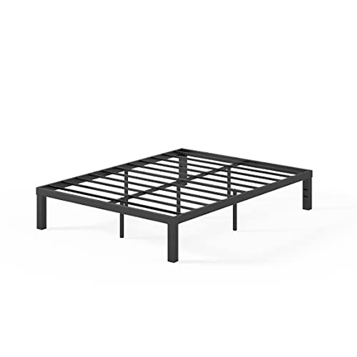 ZINUS Luis 14 Inch QuickLock Metal Platform Bed Frame / Mattress Foundation with Steel Slat Support / No Box Spring Needed / Easy Assembly, Queen