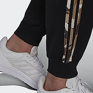 adidas Men's Warm-up Tricot Tapered Camo Track Pant, Black, Medium