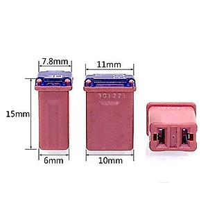 10 Pack 608830 30 Amp Micro Cartridge Fuses Micro Fuse FMM Mcase Micro Female Fuses for Cars, Trucks, and SUV