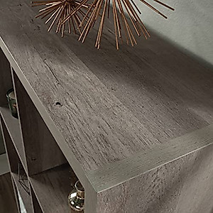 Sauder Miscellaneous Storage 8-Cube Organizer, L: 29.84" x W: 13.03" x H: 57.87", Mystic Oak