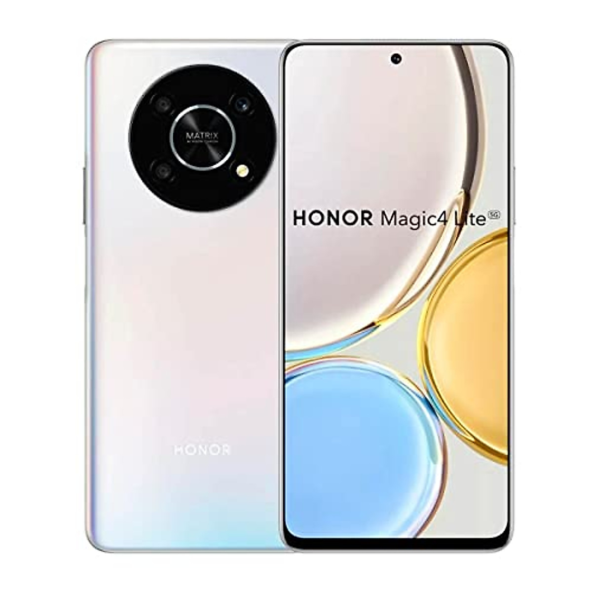 Honor Magic4 Lite 5G Dual-SIM 128GB ROM + 6GB RAM (GSM only | NO CDMA) Factory Unlocked 5G Smartphone (Titanium Silver) - International Version…