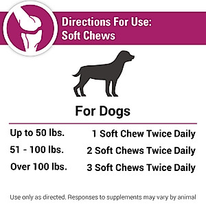 Vet Classics Pain Plus Extra Strength Health Supplement for Dogs - 120 Soft Chews