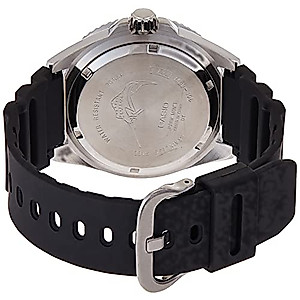 Casio Men's Stainless Steel Quartz Sport Watch with Resin Strap, Black, 26 (Model: MDV106B-1A1V)