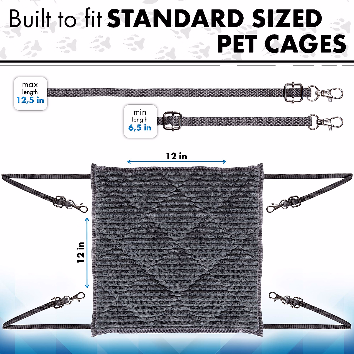 2 Brothers Wholesale Ferret Hammock for Cage - Plush Double Bunk Bed Hanging Clips - Perfect for 2 or More Small Pets! (Rats, Ferrets, Hamsters, Guinea Pigs, Chinchillas & Squirrels) - Purple