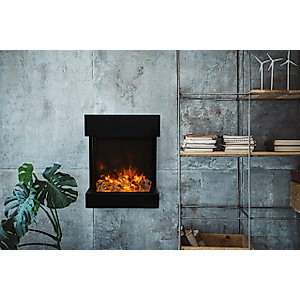 Amantii Stylish Cube 3-Sided Electric Fireplace