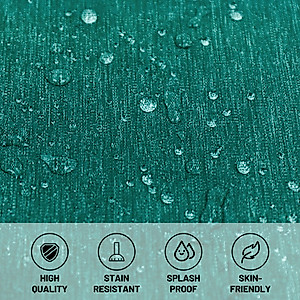 Lokex Bench Cushion,36x14 Inch Waterproof Durable Bench Cushions for Outdoor Furniture,Non-Slip Window Seat Cushions Indoor,Emerald Green