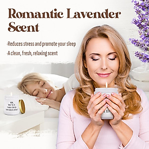 Funny Novelty Mother‘s Day Gift from Daughter Son Cool Gifts for Moms Birthday Lavender Scented Candle Unique Birthday Christmas Thanksgiving Gift for Mom Stepmother Adoptive Mother