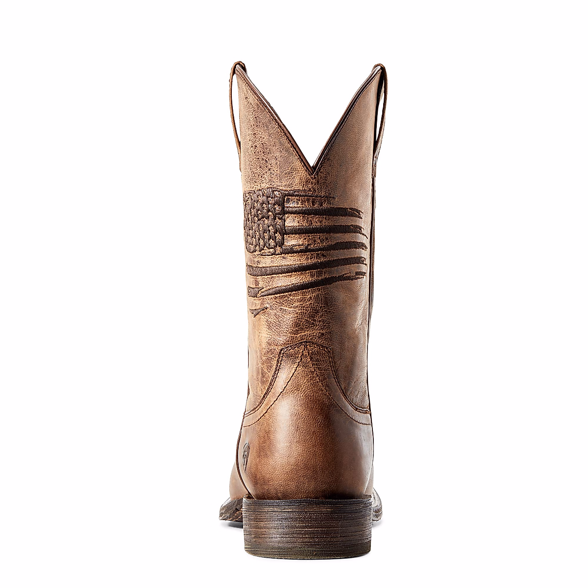 ARIAT BMVY9 Mens Circuit Patriot Western Boot Weathered Tan 12