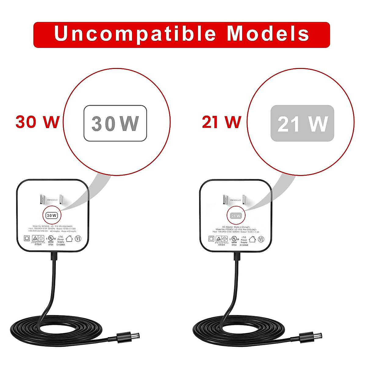 Extension Cable Replacement for dot Kids Edition, dot 4th gen, Alexa dot 3rd Generation, Show 5 - Charger Power Extension Cord 16ft