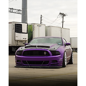 VViViD+ Matte Metallic Purple Vinyl Wrap (1 Foot x 5 Feet)