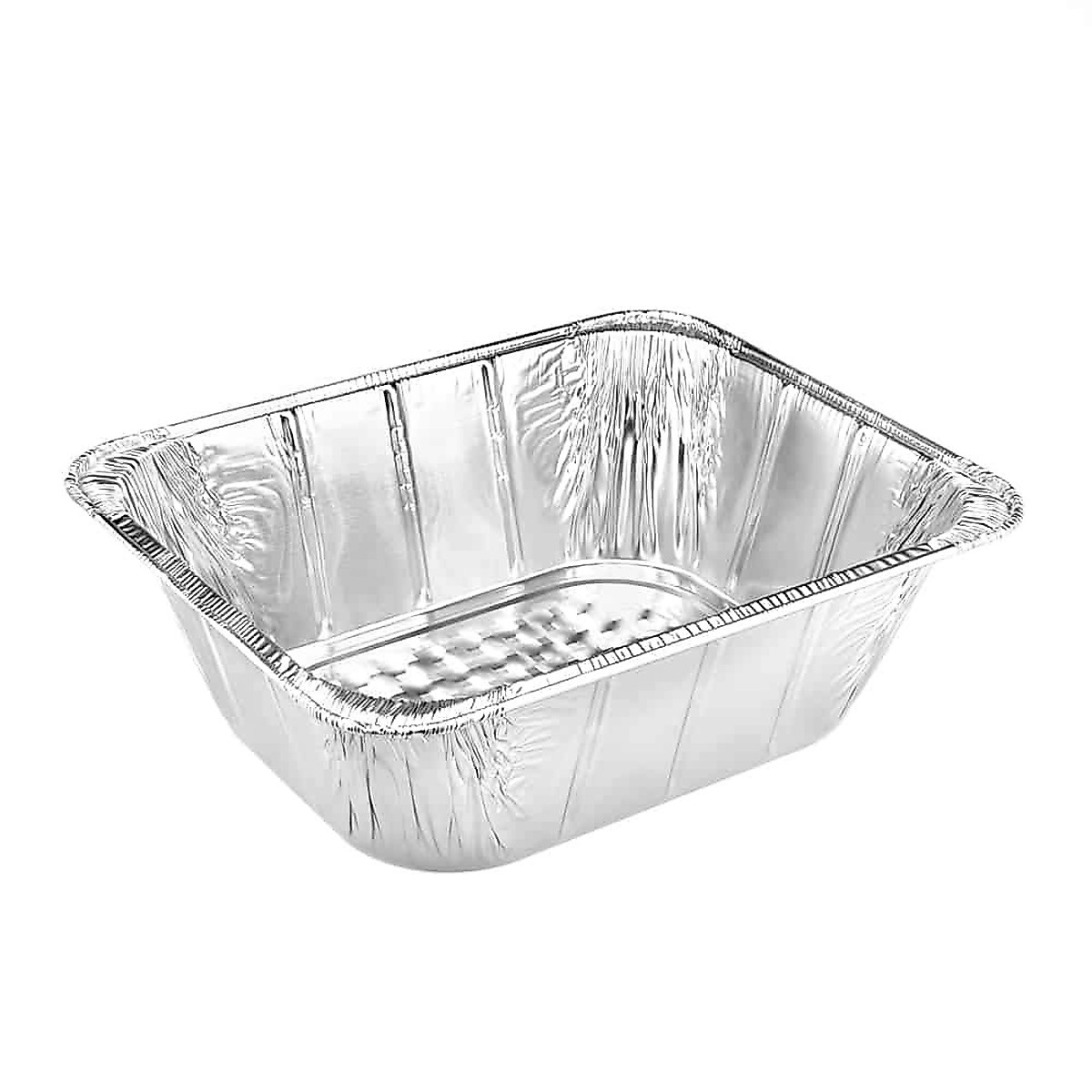 Nicole Fantini 9 x 13” Half Size Extra Deep Aluminum Pans - Keep Meals Fresh Longer - Versatile Food Containers - Eco-Friendly & Durable - 200 Count