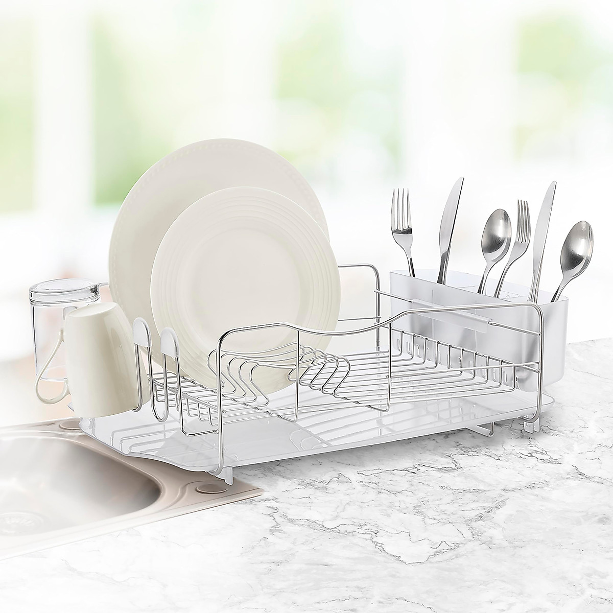 Polder Advantage 3-Piece Stainless Steel Dish Rack