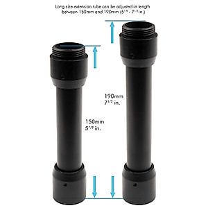 Flight Stick Grip Extension Kit Configuration #7 Compatible with Thrustmaster Warthog, F-16C Viper HOTAS, F/A 18, VirPil, WinWing and Moza AB9 Flight Sticks And Bases