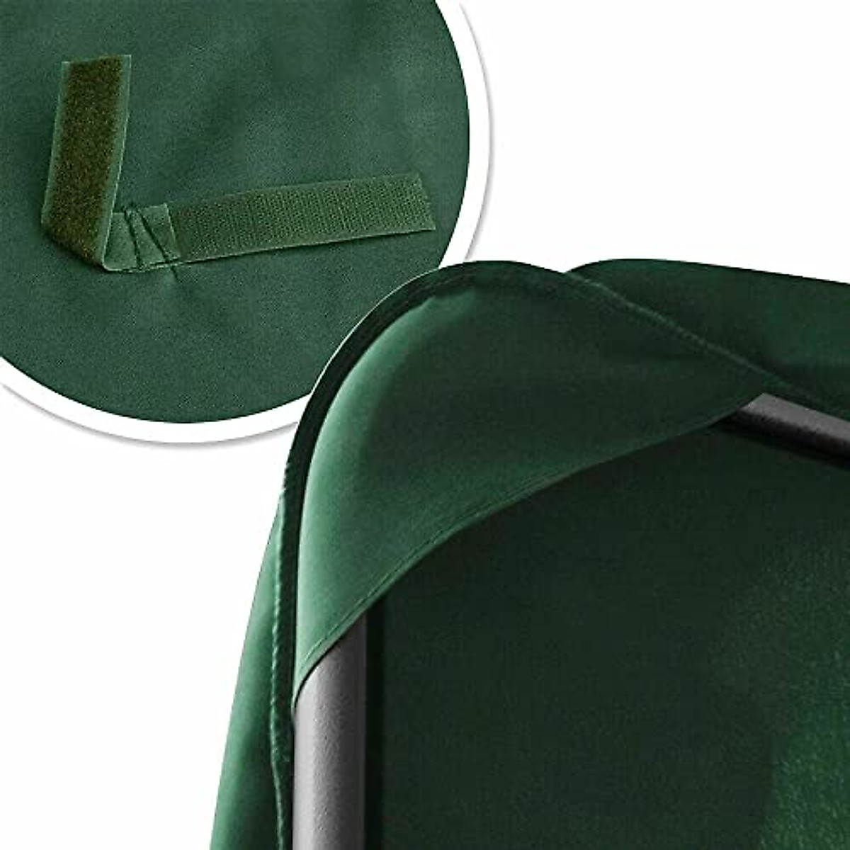 Swing Canopy Replacement, Waterproof Swing Top Cover Canopy Replacement Garden Patio Porch Yard Outdoor, Top Cover Only (74'' x 45'') (Green)