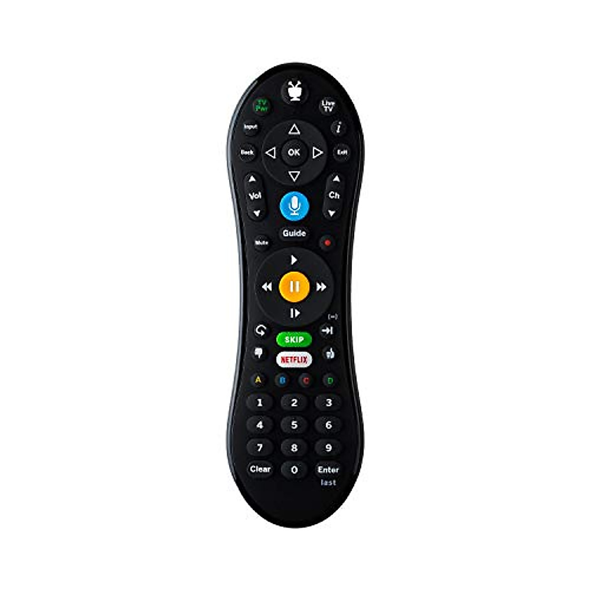 TiVo LUX Remote| Tivo Edge and TiVo Bolt, Video Streaming, Voice Command, See in The Dark Display, C00305