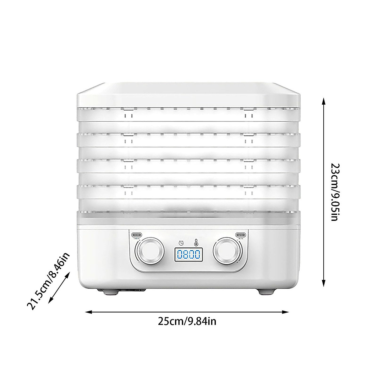 Food Freeze Dryer Machine for Home, Dryer Machine for Candy and Snacks, Food Dehydrator Machine with Digital Adjustable Timer and Temperature Control, for Beef Fruits Meat Vegetables (Blue)
