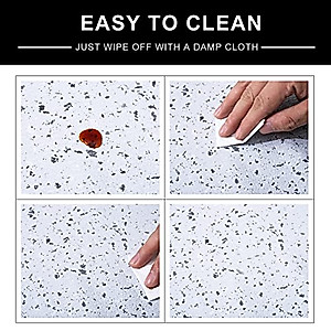 DwellAid Print Drawer Liner Non Adhesive for Kitchen, 18x48in*2Rolls, Waterproof Shelf Liner Durable Anti-Slip for Kitchen Cabinets Shelf Liners for Kitchen Cabinets