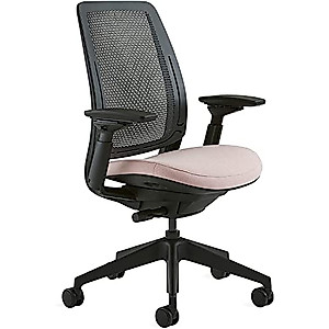 Steelcase Series 2 Office Chair, Air Back, Carpet Casters, Era Fabric (Pink Lemonade)