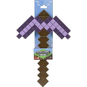 ​Minecraft Role-Play Accessory Collection, Child-Sized Sword or Pickaxe, Collectible Gift for Video Game Fans Age 6 Years & Older