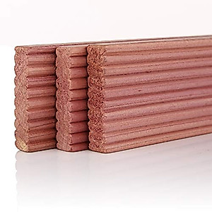 Prettyway Cedar Blocks for Clothes Storage, Red Cedar Pantry Hanging Planks Closets Deodorant, Cedarwood Hang Ups Drawers Fresh Scent, 30 Pack